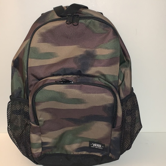 Vans | Bags | Nwt Vans Camo Full Size Backpack | Poshmark